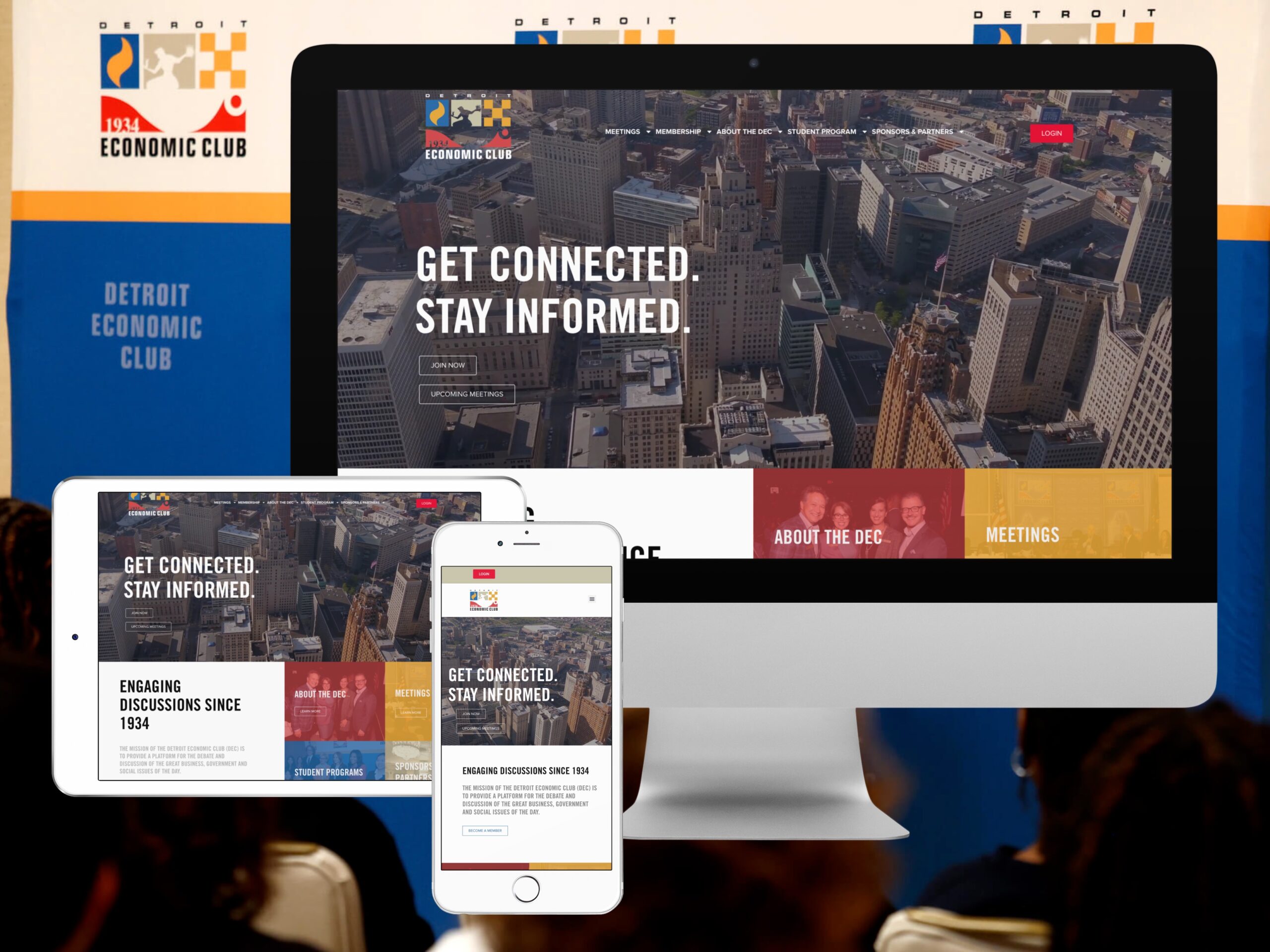 Detroit Economic Club - Detroit Web Design